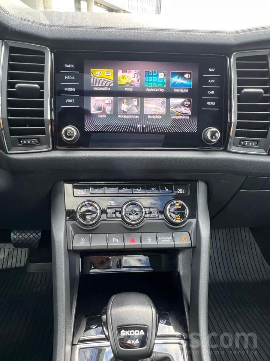 Melns Skoda Kodiaq 2022 Rīga, ar dzinēja tilpumu 2.00 L un nobraukumu 85 tūkst. km par 27550 €, foto 19 vietnē AUTOMOTO.COM.LV