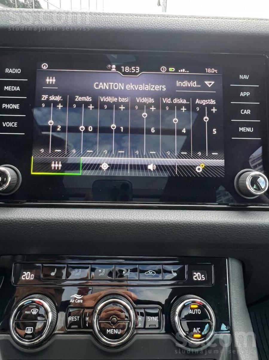 Melns Skoda Kodiaq 2022 Rīga, ar dzinēja tilpumu 2.00 L un nobraukumu 85 tūkst. km par 27550 €, foto 20 vietnē AUTOMOTO.COM.LV