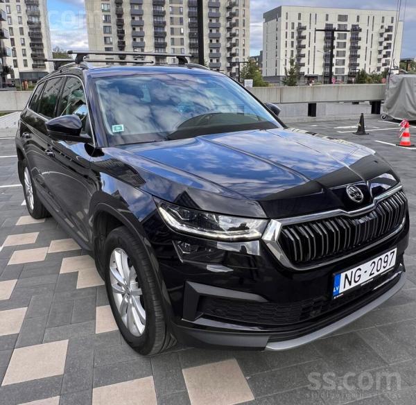 Melns Skoda Kodiaq 2022 Rīga, ar dzinēja tilpumu 2.00 L un nobraukumu 85 tūkst. km par 27550 €, foto 1 vietnē AUTOMOTO.COM.LV