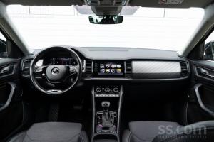 Black Skoda Kodiaq 2022 in Riga, with an engine capacity of 2.00 L and mileage of 147 thousand km for 24950 €, photo 11 on AUTOMOTO.COM.LV