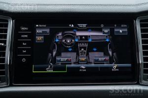 Black Skoda Kodiaq 2022 in Riga, with an engine capacity of 2.00 L and mileage of 147 thousand km for 24950 €, photo 15 on AUTOMOTO.COM.LV