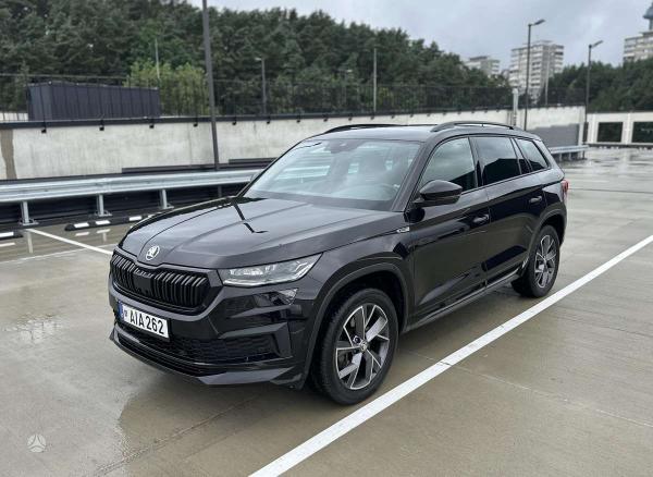 Melns Skoda Kodiaq 2022 Viļņa, ar dzinēja tilpumu 1.97 L un nobraukumu 68 tūkst. km par 31250 €, foto 1 vietnē AUTOMOTO.COM.LV