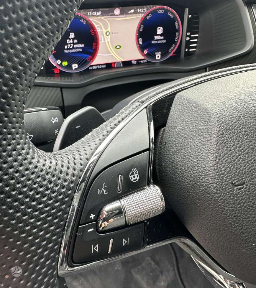 Black Skoda Kodiaq 2022 in Vilnius, with an engine capacity of 1.97 L and mileage of 68 thousand km for 31250 €, photo 17 on AUTOMOTO.COM.LV