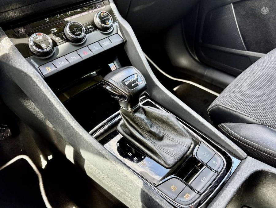 Черный Шкода Kodiaq 2022 в Паневежис, объемом двигателя 1.97 л и пробегом 170 тыс. км за 23500 €, фото 23 на AUTOMOTO.COM.LV