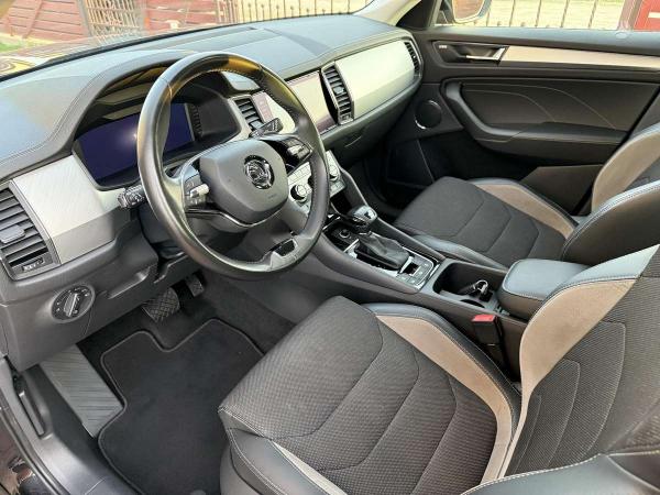 Black Skoda Kodiaq 2022 in Siauliai, with an engine capacity of 1.50 L and mileage of 219 thousand km for 21290 €, photo 10 on AUTOMOTO.COM.LV