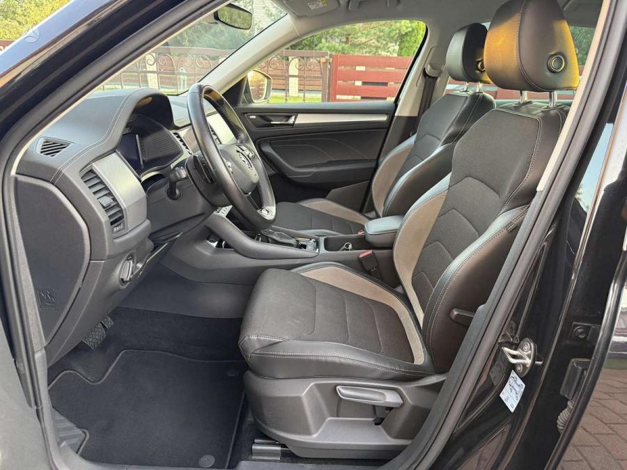 Black Skoda Kodiaq 2022 in Siauliai, with an engine capacity of 1.50 L and mileage of 219 thousand km for 21290 €, photo 13 on AUTOMOTO.COM.LV