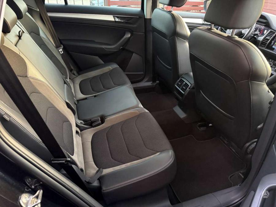 Black Skoda Kodiaq 2022 in Siauliai, with an engine capacity of 1.50 L and mileage of 219 thousand km for 21290 €, photo 23 on AUTOMOTO.COM.LV