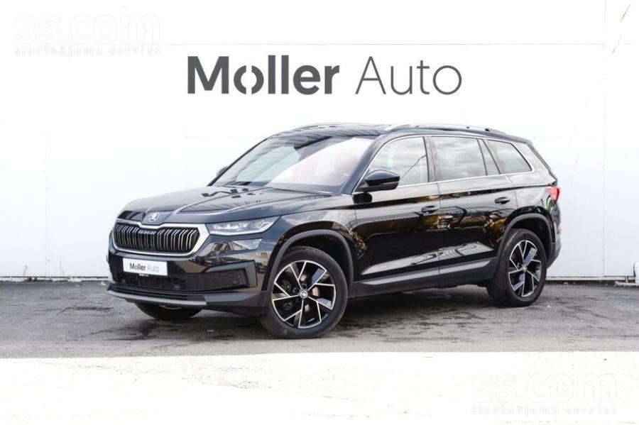 Black Skoda Kodiaq 2022 in Riga, with an engine capacity of 2.00 L and mileage of 145 thousand km for 26500 €, photo 1 on AUTOMOTO.COM.LV
