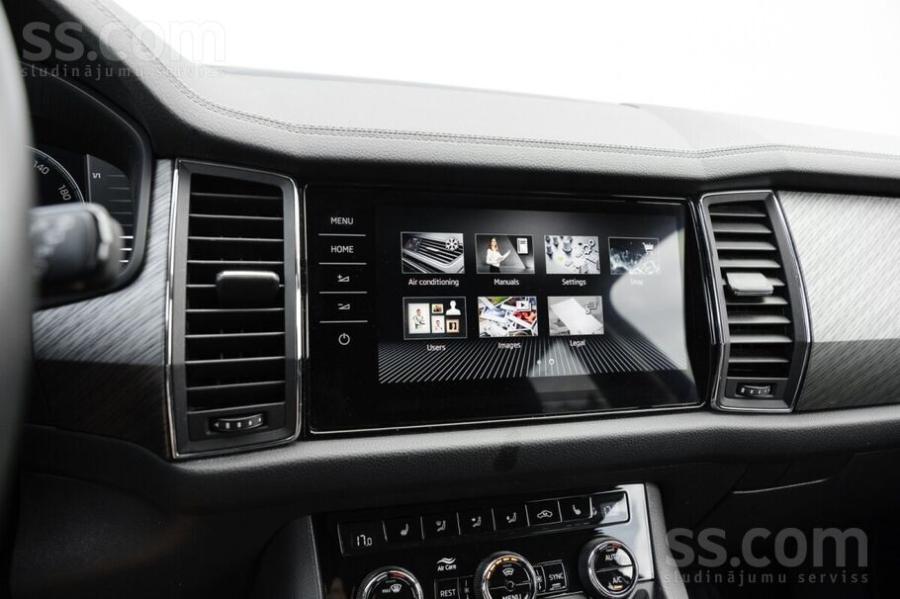Black Skoda Kodiaq 2022 in Riga, with an engine capacity of 2.00 L and mileage of 145 thousand km for 26500 €, photo 33 on AUTOMOTO.COM.LV