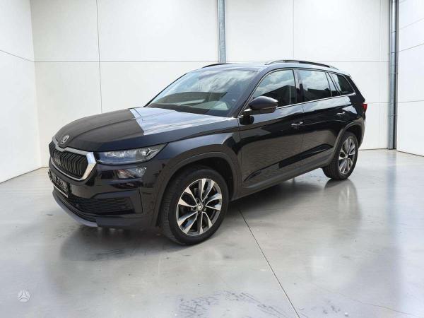 Black Skoda Kodiaq 2022 in Vilnius, with an engine capacity of 1.97 L and mileage of 189 thousand km for 22100 €, photo 1 on AUTOMOTO.COM.LV