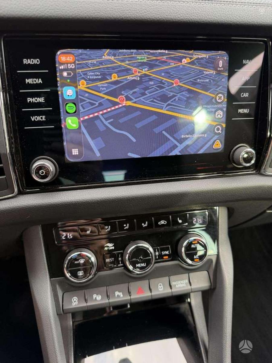 Черный Шкода Kodiaq 2022 в Вильнюс, объемом двигателя 1.97 л и пробегом 189 тыс. км за 22100 €, фото 26 на AUTOMOTO.COM.LV
