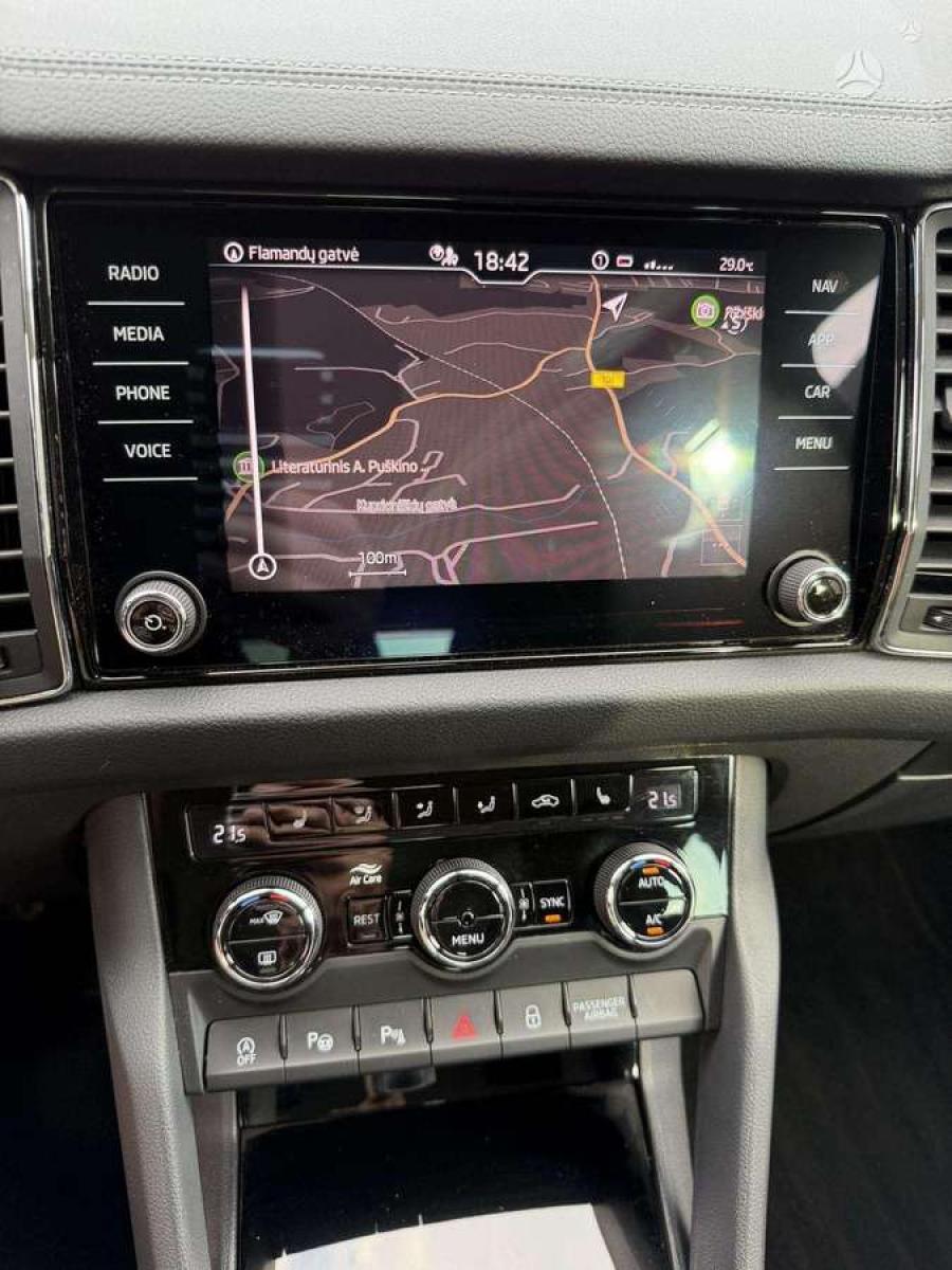 Черный Шкода Kodiaq 2022 в Вильнюс, объемом двигателя 1.97 л и пробегом 189 тыс. км за 22100 €, фото 27 на AUTOMOTO.COM.LV