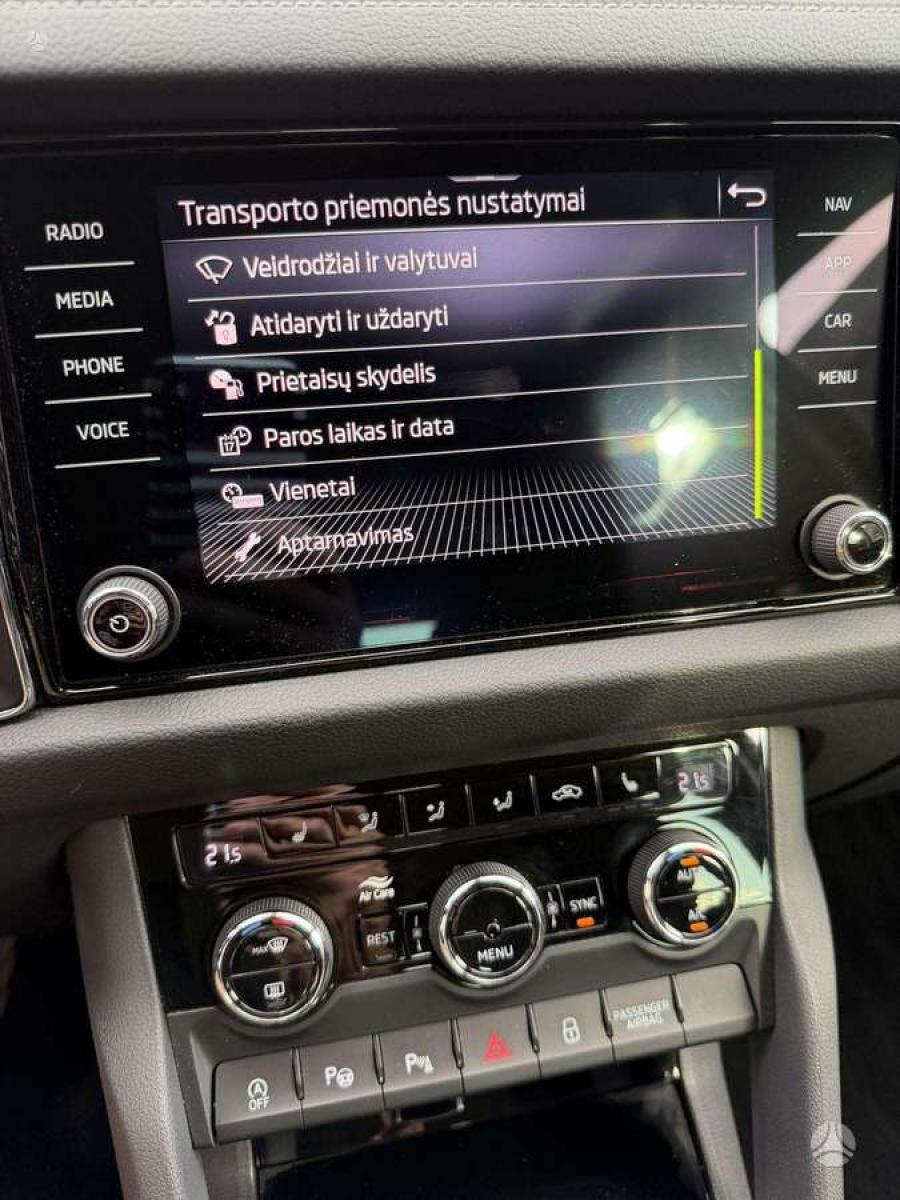 Черный Шкода Kodiaq 2022 в Вильнюс, объемом двигателя 1.97 л и пробегом 189 тыс. км за 22100 €, фото 30 на AUTOMOTO.COM.LV