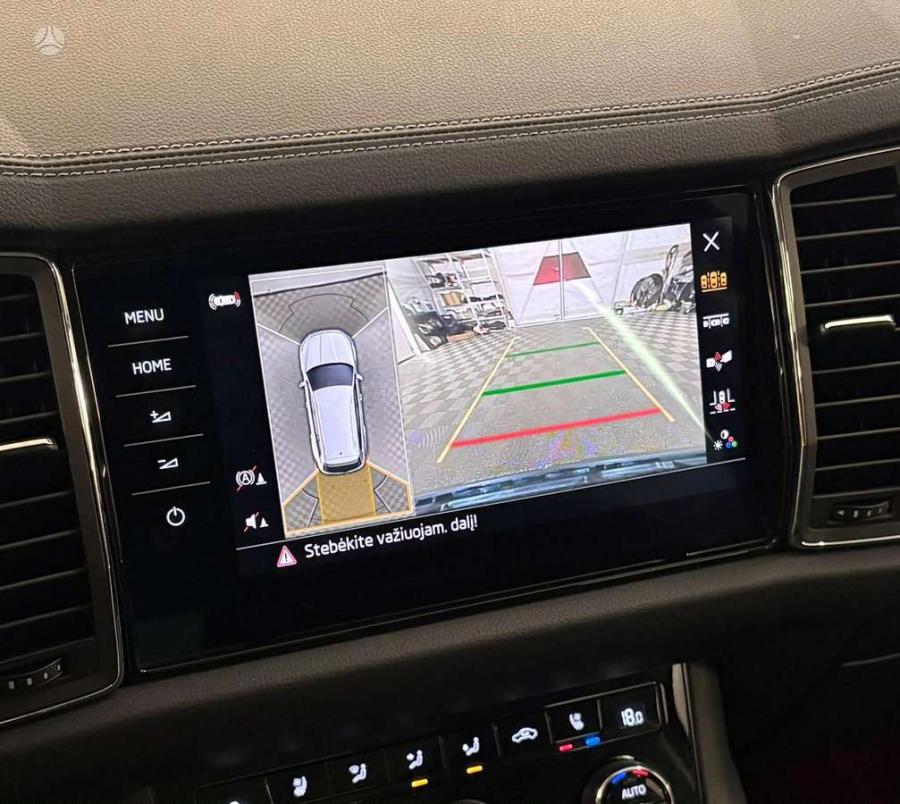 Black Skoda Kodiaq 2022 in Marijampole, with an engine capacity of 1.97 L and mileage of 139 thousand km for 28999 €, photo 14 on AUTOMOTO.COM.LV