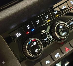 Black Skoda Kodiaq 2022 in Marijampole, with an engine capacity of 1.97 L and mileage of 139 thousand km for 28999 €, photo 15 on AUTOMOTO.COM.LV