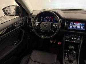 Black Skoda Kodiaq 2022 in Marijampole, with an engine capacity of 1.97 L and mileage of 139 thousand km for 28999 €, photo 21 on AUTOMOTO.COM.LV