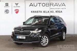 Melns Skoda Kodiaq 2022 Rīga, ar dzinēja tilpumu 2.00 L un nobraukumu 128 tūkst. km par 24500 €, foto  vietnē AUTOMOTO.COM.LV