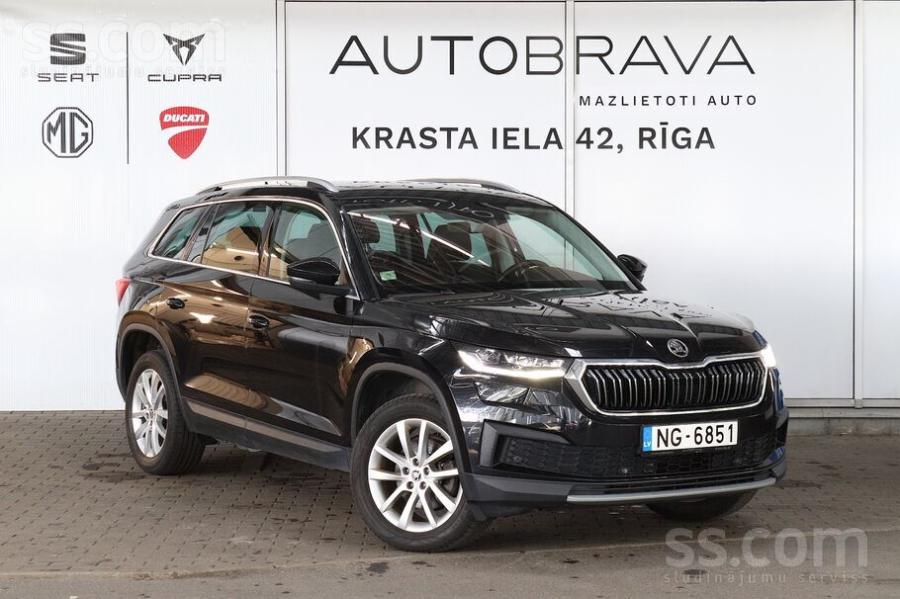 Melns Skoda Kodiaq 2022 Rīga, ar dzinēja tilpumu 2.00 L un nobraukumu 128 tūkst. km par 24500 €, foto 4 vietnē AUTOMOTO.COM.LV