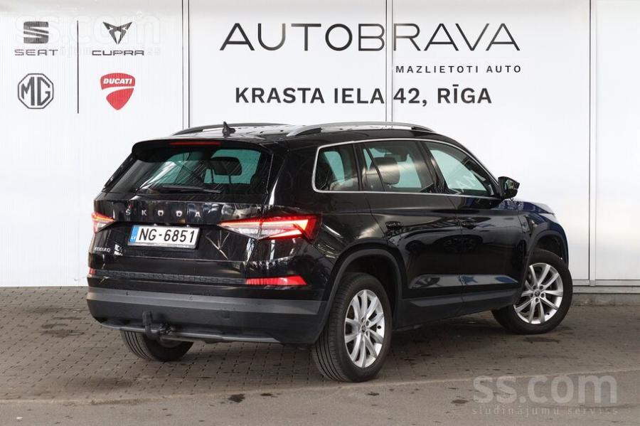 Melns Skoda Kodiaq 2022 Rīga, ar dzinēja tilpumu 2.00 L un nobraukumu 128 tūkst. km par 24500 €, foto 7 vietnē AUTOMOTO.COM.LV