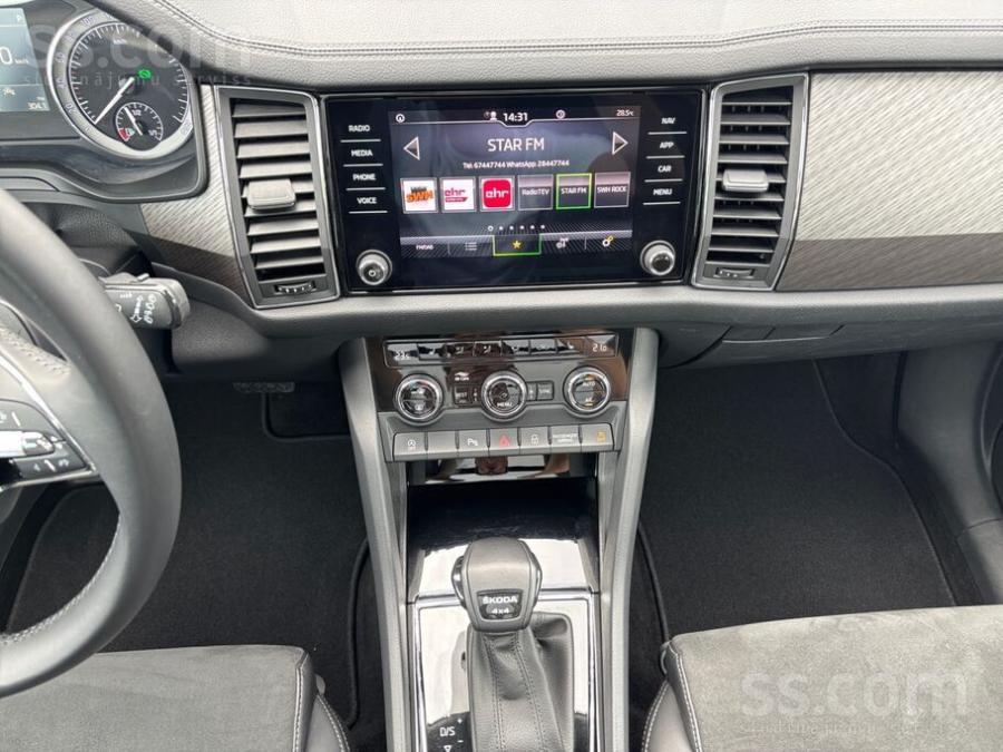Melns Skoda Kodiaq 2022 Rīga, ar dzinēja tilpumu 2.00 L un nobraukumu 86 tūkst. km par 27220 €, foto 12 vietnē AUTOMOTO.COM.LV