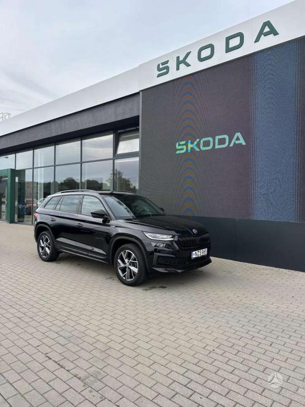 Черный Шкода Kodiaq 2022 в Клайпеда, объемом двигателя 1.97 л и пробегом 65 тыс. км за 33800 €, фото 3 на AUTOMOTO.COM.LV