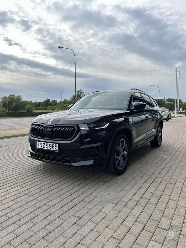 Черный Шкода Kodiaq 2022 в Клайпеда, объемом двигателя 1.97 л и пробегом 65 тыс. км за 33800 €, фото 5 на AUTOMOTO.COM.LV