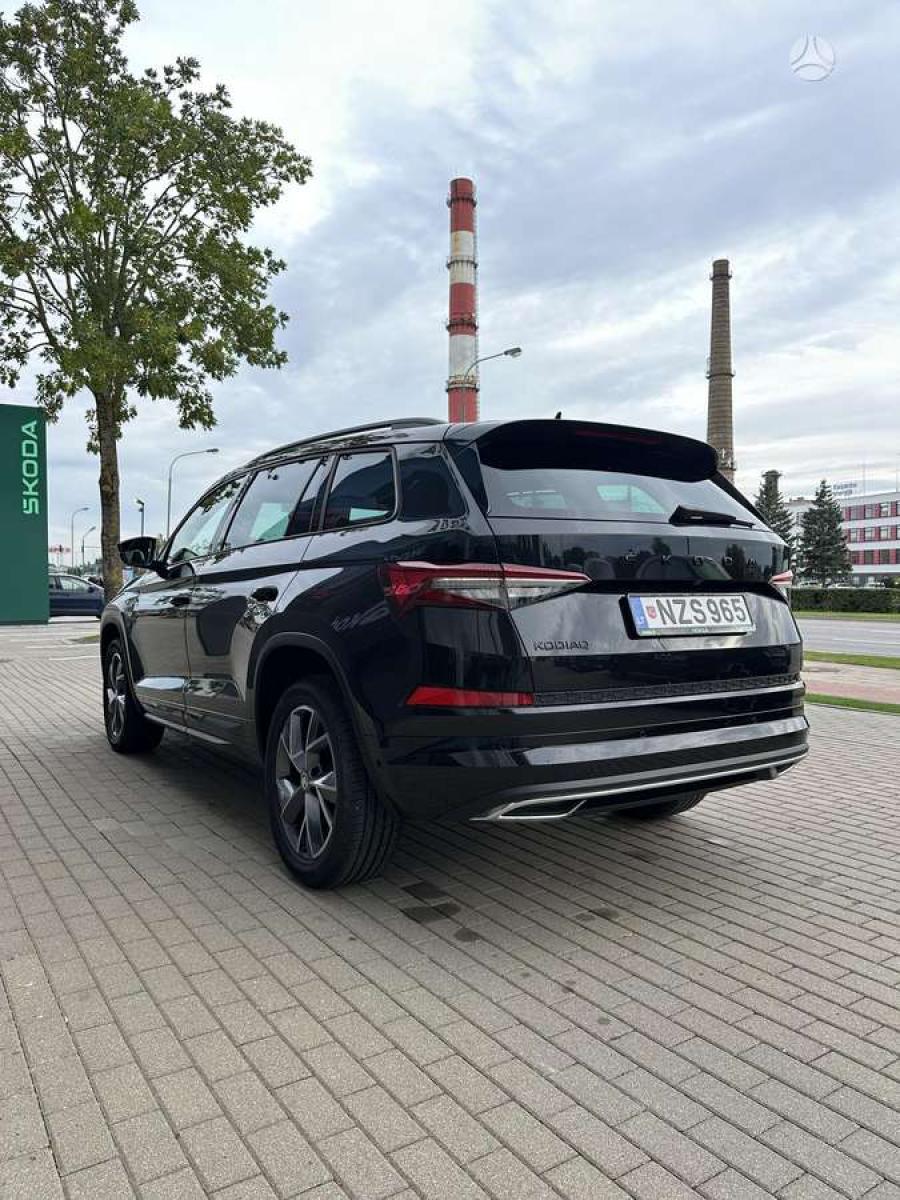 Черный Шкода Kodiaq 2022 в Клайпеда, объемом двигателя 1.97 л и пробегом 65 тыс. км за 33800 €, фото 9 на AUTOMOTO.COM.LV
