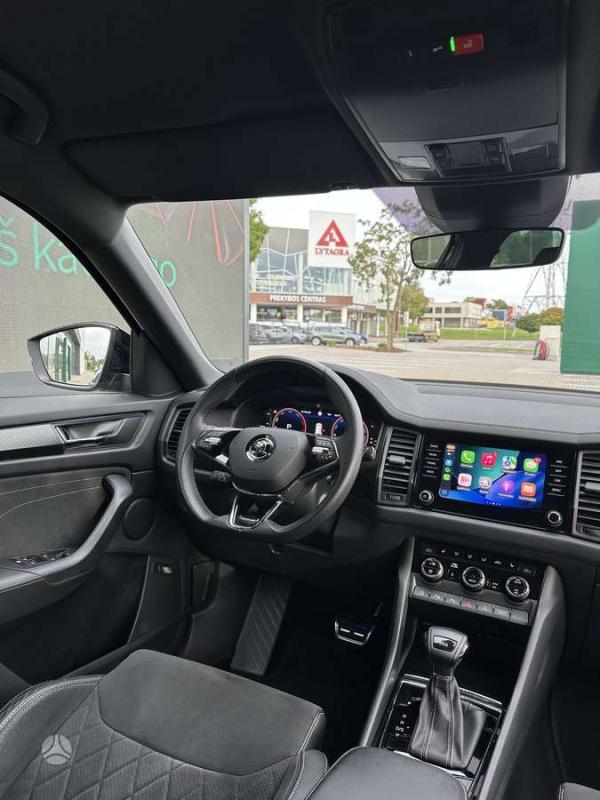 Черный Шкода Kodiaq 2022 в Клайпеда, объемом двигателя 1.97 л и пробегом 65 тыс. км за 33800 €, фото 10 на AUTOMOTO.COM.LV