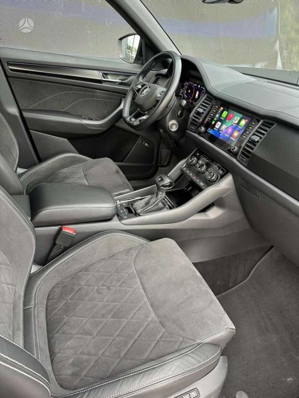Черный Шкода Kodiaq 2022 в Клайпеда, объемом двигателя 1.97 л и пробегом 65 тыс. км за 33800 €, фото 11 на AUTOMOTO.COM.LV