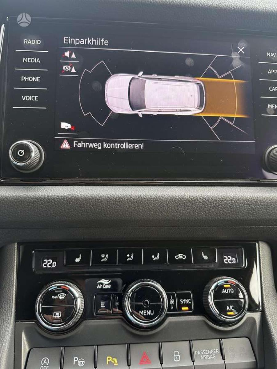 Черный Шкода Kodiaq 2022 в Клайпеда, объемом двигателя 1.97 л и пробегом 65 тыс. км за 33800 €, фото 20 на AUTOMOTO.COM.LV