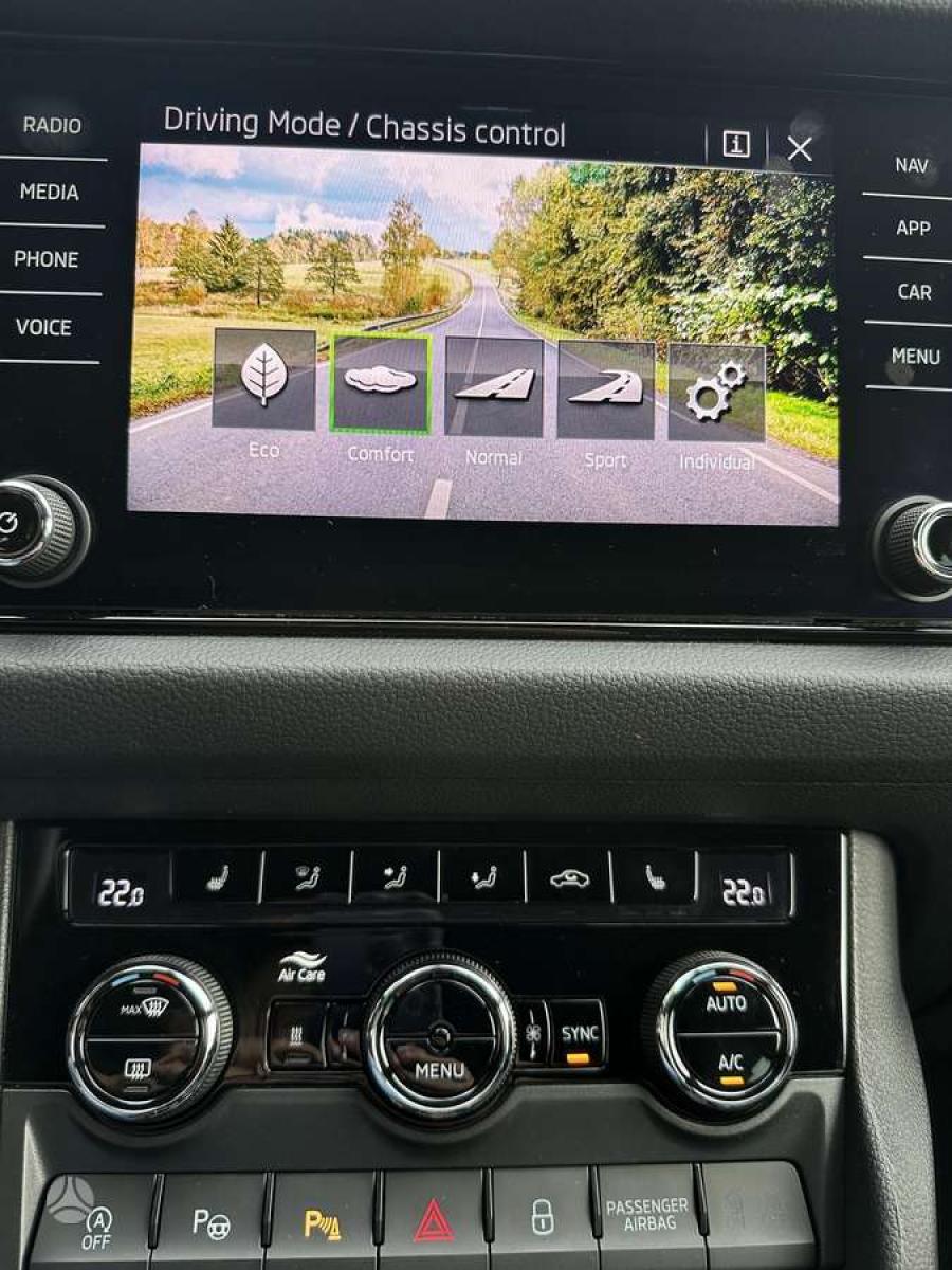 Черный Шкода Kodiaq 2022 в Клайпеда, объемом двигателя 1.97 л и пробегом 65 тыс. км за 33800 €, фото 25 на AUTOMOTO.COM.LV