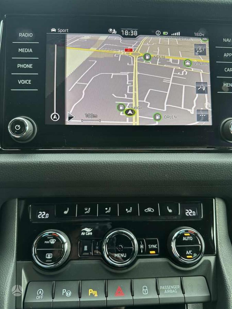 Черный Шкода Kodiaq 2022 в Клайпеда, объемом двигателя 1.97 л и пробегом 65 тыс. км за 33800 €, фото 33 на AUTOMOTO.COM.LV