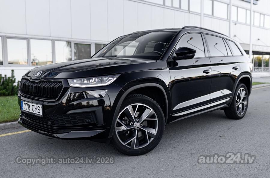 Черный Шкода Kodiaq 2022 в Таллин, объемом двигателя 1.50 л и пробегом 62 тыс. км за 33990 €, фото 4 на AUTOMOTO.COM.LV