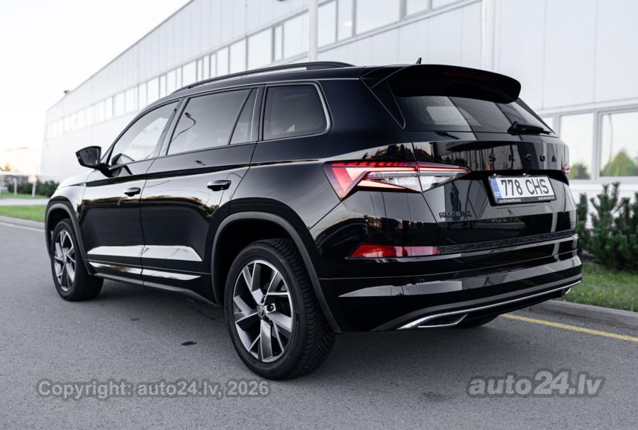 Черный Шкода Kodiaq 2022 в Таллин, объемом двигателя 1.50 л и пробегом 62 тыс. км за 33990 €, фото 5 на AUTOMOTO.COM.LV