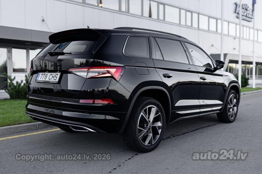 Черный Шкода Kodiaq 2022 в Таллин, объемом двигателя 1.50 л и пробегом 62 тыс. км за 33990 €, фото 7 на AUTOMOTO.COM.LV