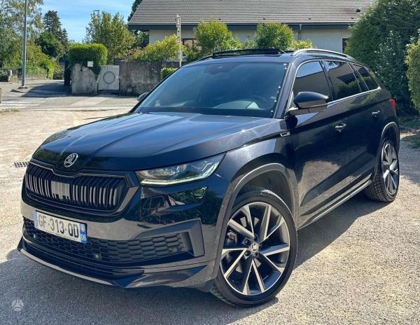 Black Skoda Kodiaq 2022 in Taurage, with an engine capacity of 2.00 L and mileage of 209 thousand km for 23500 €, photo 1 on AUTOMOTO.COM.LV