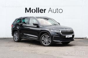 Black Skoda Kodiaq 2022 in Riga, with an engine capacity of 2.00 L and mileage of 93 thousand km for 31350 €, photo 3 on AUTOMOTO.COM.LV