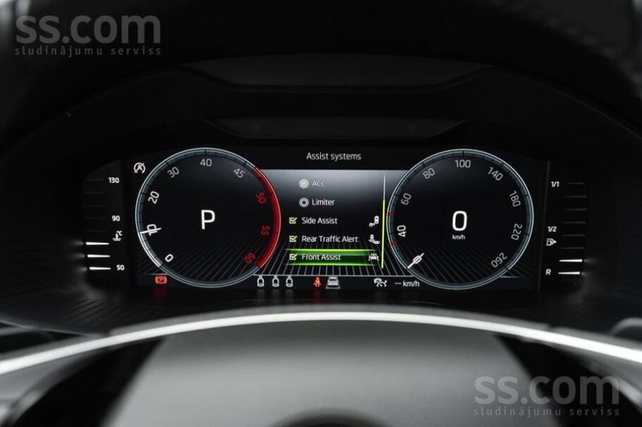 Black Skoda Kodiaq 2022 in Riga, with an engine capacity of 2.00 L and mileage of 93 thousand km for 31350 €, photo 22 on AUTOMOTO.COM.LV