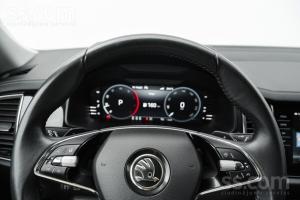 Black Skoda Kodiaq 2022 in Riga, with an engine capacity of 2.00 L and mileage of 93 thousand km for 31350 €, photo 25 on AUTOMOTO.COM.LV