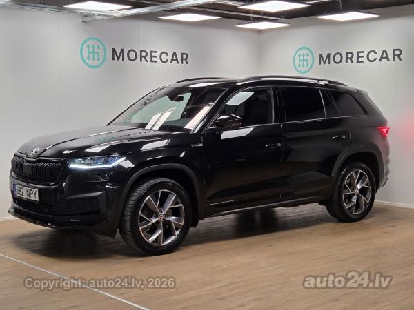 Skoda Kodiaq 2022 in Tallinn on AUTOMOTO.COM.LV Black Skoda Kodiaq 2022 in Tallinn, with an engine capacity of 2.00 L and mileage of 135 thousand km for 28900 €, photo 1 on AUTOMOTO.COM.LV
