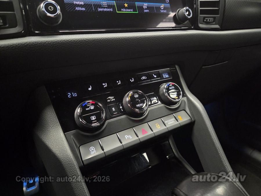 Melns Skoda Kodiaq 2022 Tallina, ar dzinēja tilpumu 2.00 L un nobraukumu 135 tūkst. km par 28900 €, foto 8 vietnē AUTOMOTO.COM.LV