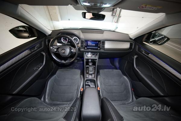 Skoda Kodiaq 2022 in Tallinn on AUTOMOTO.COM.LV Black Skoda Kodiaq 2022 in Tallinn, with an engine capacity of 2.00 L and mileage of 128 thousand km for 25990 €, photo 10 on AUTOMOTO.COM.LV