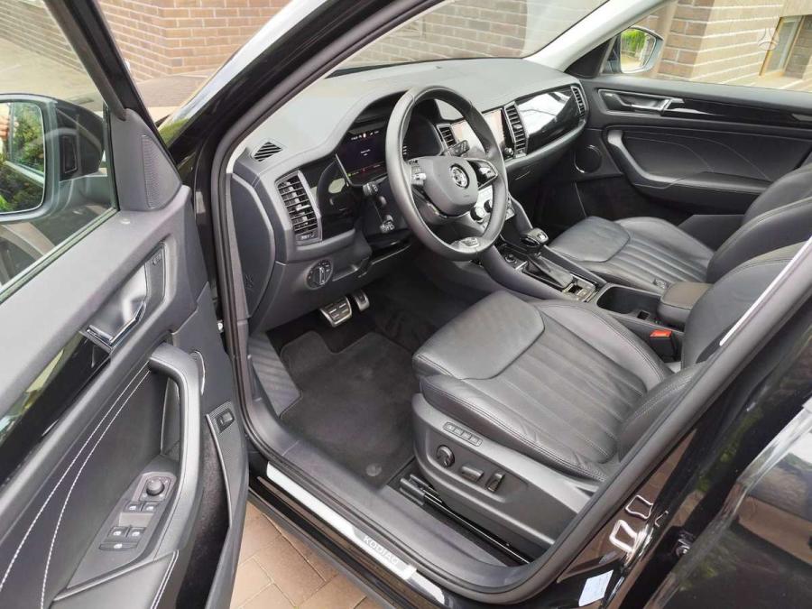 Черный Шкода Kodiaq 2022 в Калвария, объемом двигателя 1.50 л и пробегом 158 тыс. км за 27770 €, фото 8 на AUTOMOTO.COM.LV