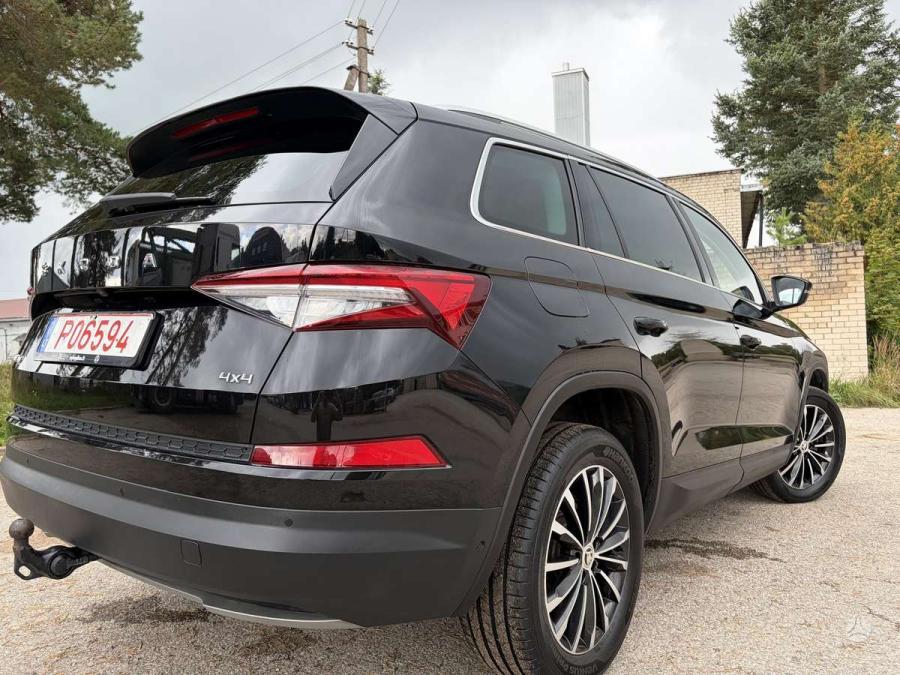 Черный Шкода Kodiaq 2022 в Утена, объемом двигателя 1.97 л и пробегом 187 тыс. км за 22777 €, фото 6 на AUTOMOTO.COM.LV