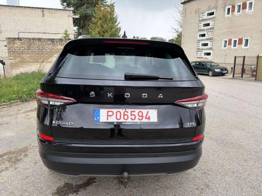Черный Шкода Kodiaq 2022 в Утена, объемом двигателя 1.97 л и пробегом 187 тыс. км за 22777 €, фото 8 на AUTOMOTO.COM.LV