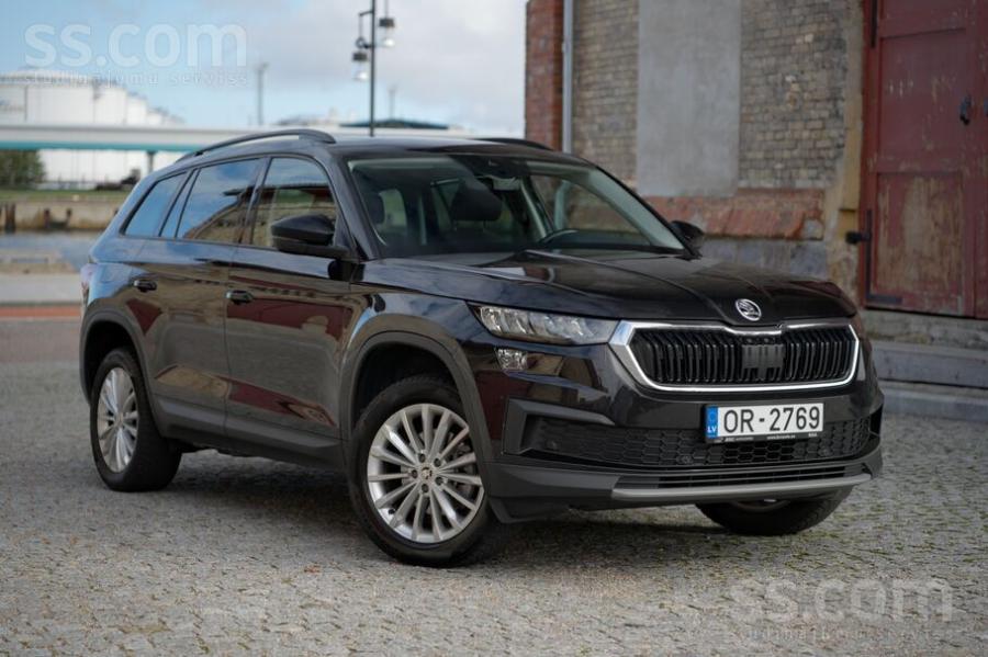 Черный Шкода Kodiaq 2022 в Рига, объемом двигателя 2.00 л и пробегом 194 тыс. км за 19950 €, фото 1 на AUTOMOTO.COM.LV