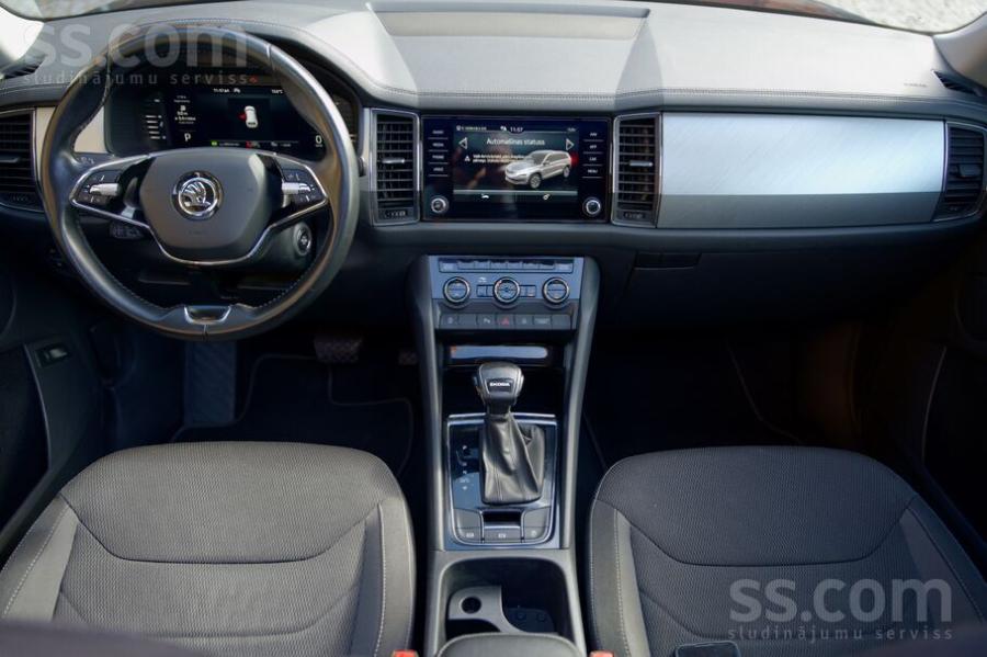 Черный Шкода Kodiaq 2022 в Рига, объемом двигателя 2.00 л и пробегом 194 тыс. км за 19950 €, фото 12 на AUTOMOTO.COM.LV