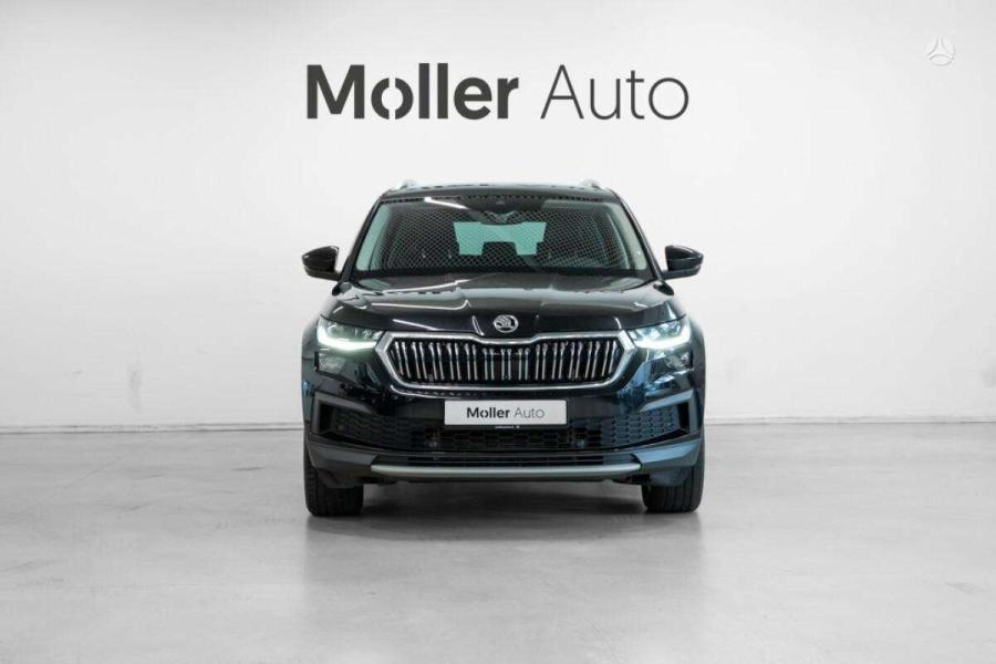 Black Skoda Kodiaq 2022 in Vilnius, with an engine capacity of 2.00 L and mileage of 108 thousand km for 32500 €, photo 6 on AUTOMOTO.COM.LV