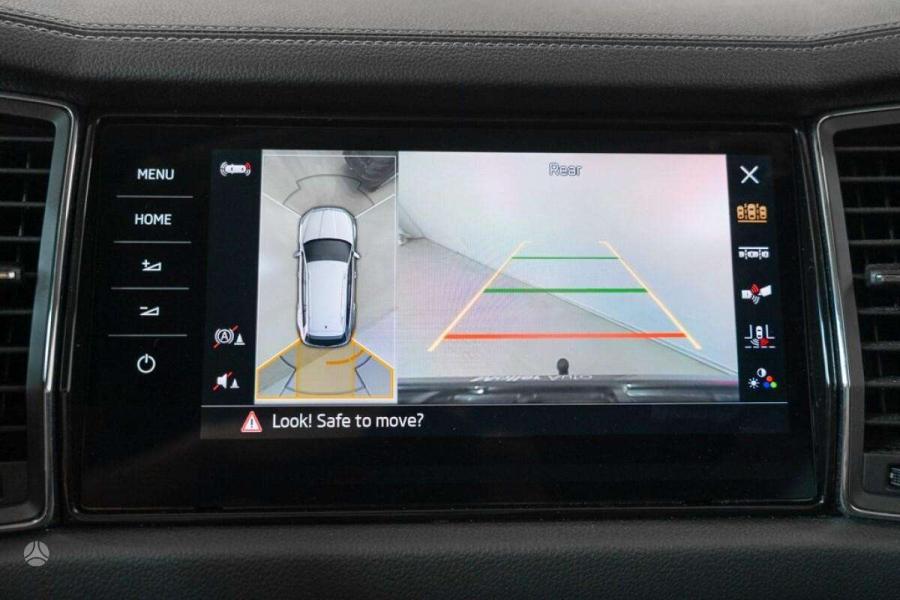 Black Skoda Kodiaq 2022 in Vilnius, with an engine capacity of 2.00 L and mileage of 108 thousand km for 32500 €, photo 13 on AUTOMOTO.COM.LV