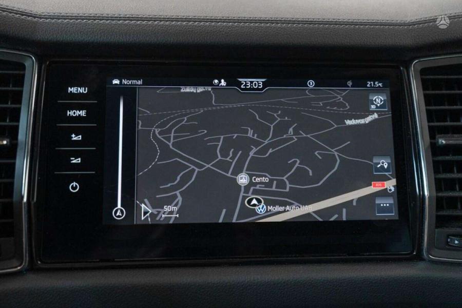 Black Skoda Kodiaq 2022 in Vilnius, with an engine capacity of 2.00 L and mileage of 108 thousand km for 32500 €, photo 14 on AUTOMOTO.COM.LV